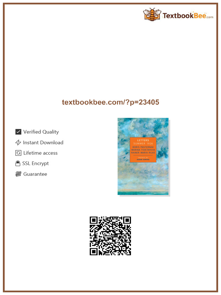 Ebook Letters: Summer 1926 New York Review Books Classics by Marina ...