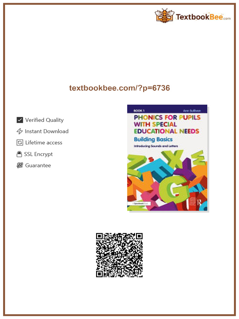 Phonics for Pupils with Special Educational Needs Book 1 Building ...