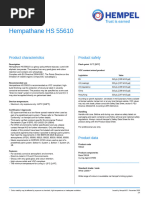 Hempathane HS 55610 Product Data Sheet | PDF | Paint | Humidity