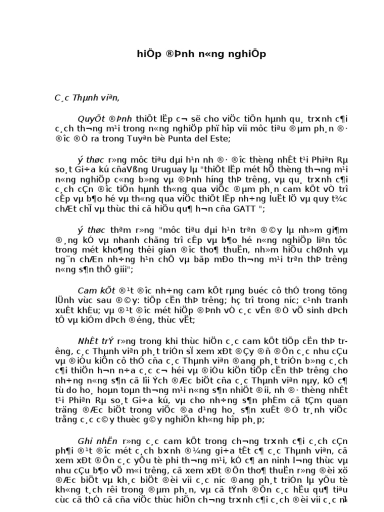 6-Hiep Dinh Nong Nghiep | PDF