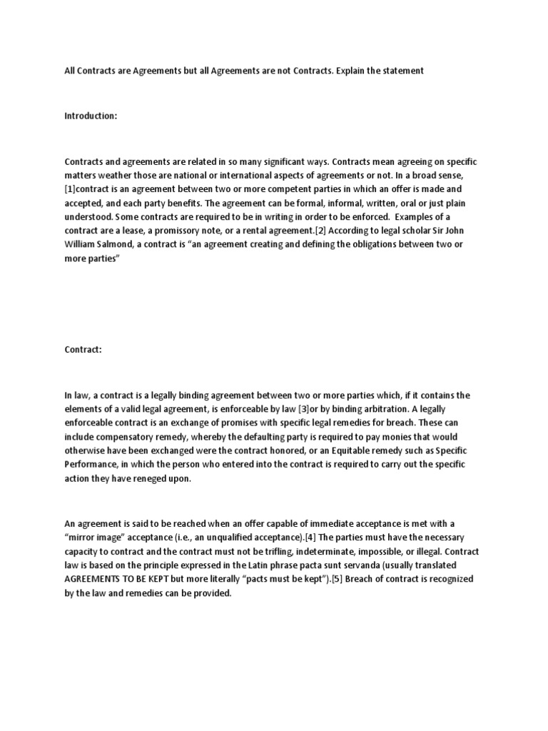 Understanding Contracts and Agreements | PDF | Divorce | Common Law