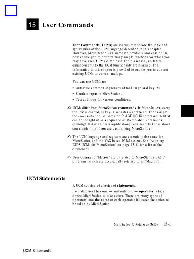 MicroStation V8 XM | PDF | Pointer (Computer Programming) | Command ...