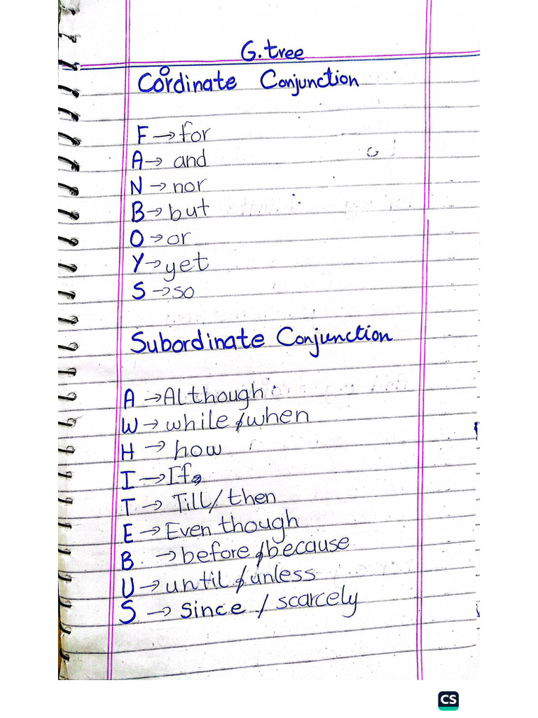 Conjunctions and Preposition | PDF
