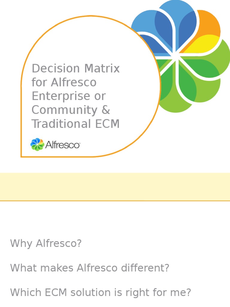 Alfresco - Community Versus Enterprise | Download Free PDF | Oracle Database | My Sql