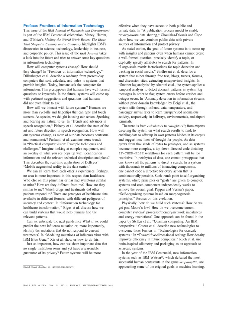 Front Matter | PDF | Ibm | Self Organization