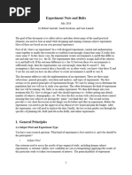 Lab vs Field Experiments Explained | PDF | Experiment | Validity ...