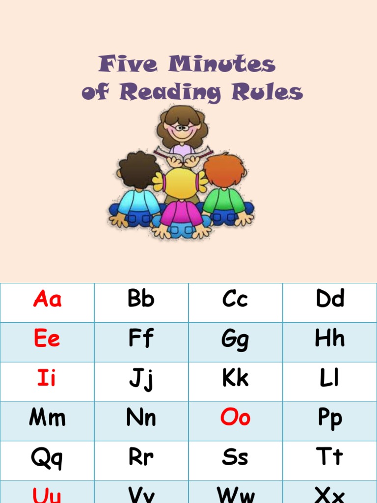 5 Minutes of Reading Rules | PDF | Beverages | Foods