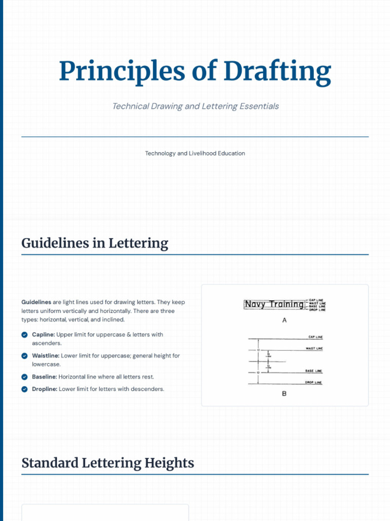 Principles of Drafting and Sketching | PDF