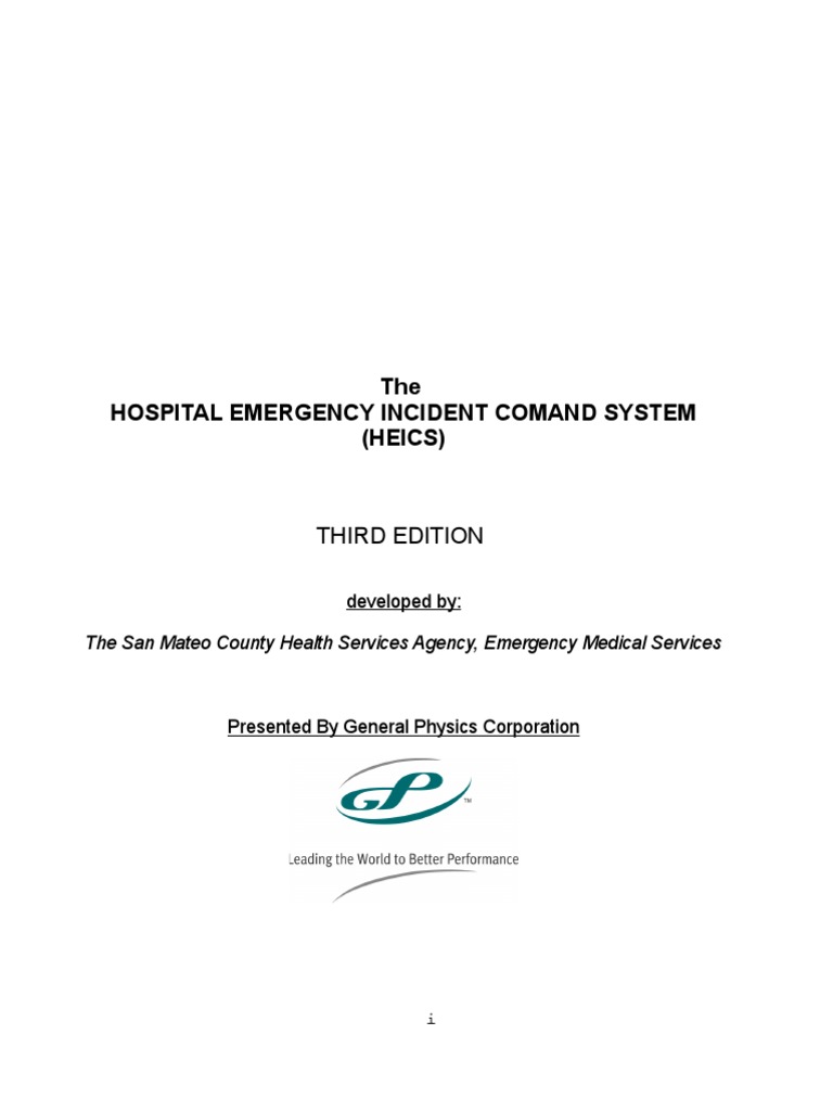 HEICS Complete Manual | PDF | Incident Command System | Emergency ...