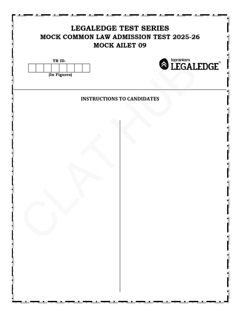 Le Ailet Mock 9 by Clat Hub (1) | PDF | Consciousness | International Law