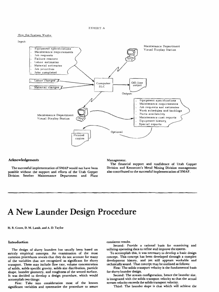 A New Launder Design Procedure | PDF | Reynolds Number | Fluid Mechanics