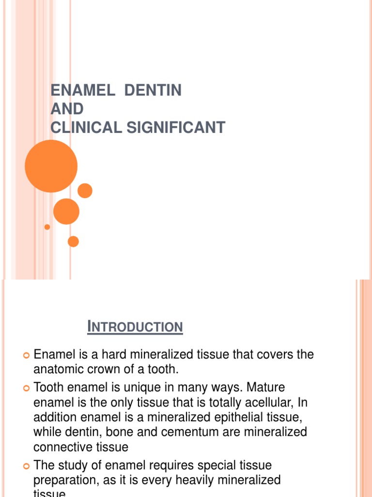 The Structure and Composition of Tooth Enamel: A Comprehensive Look at ...