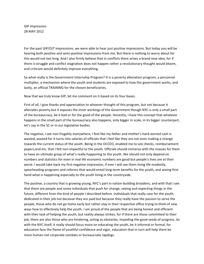 GIP Impression | PDF