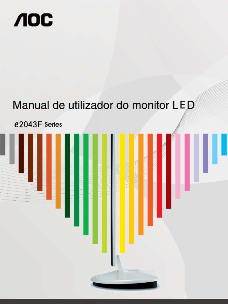 Manual AOC E2043f | PDF | Windows Vista | Desperdício