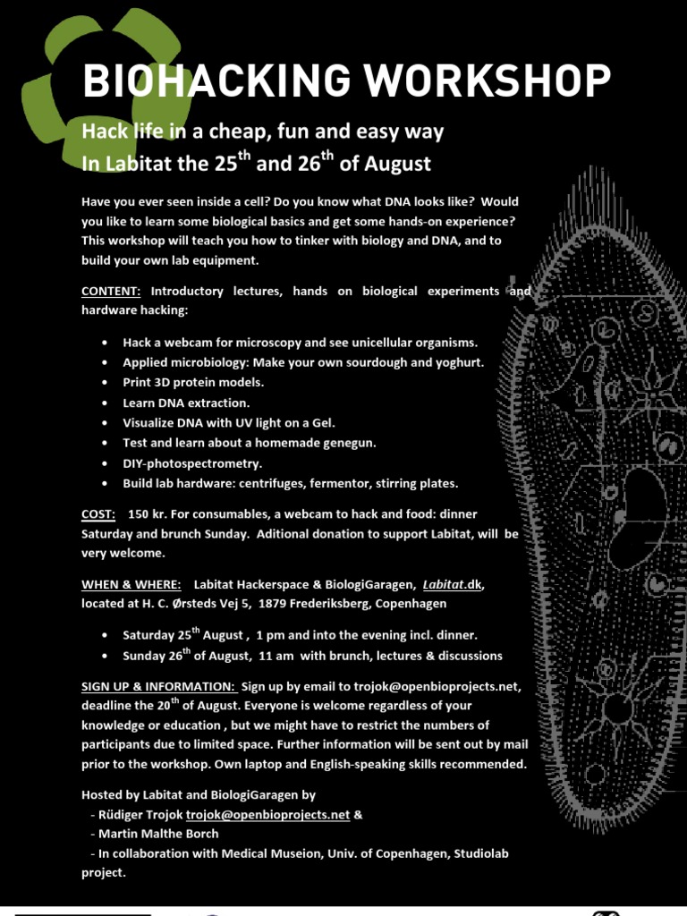 Biohacking Workshop | PDF