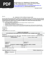 LIC Existence Certificate for Annuity | PDF