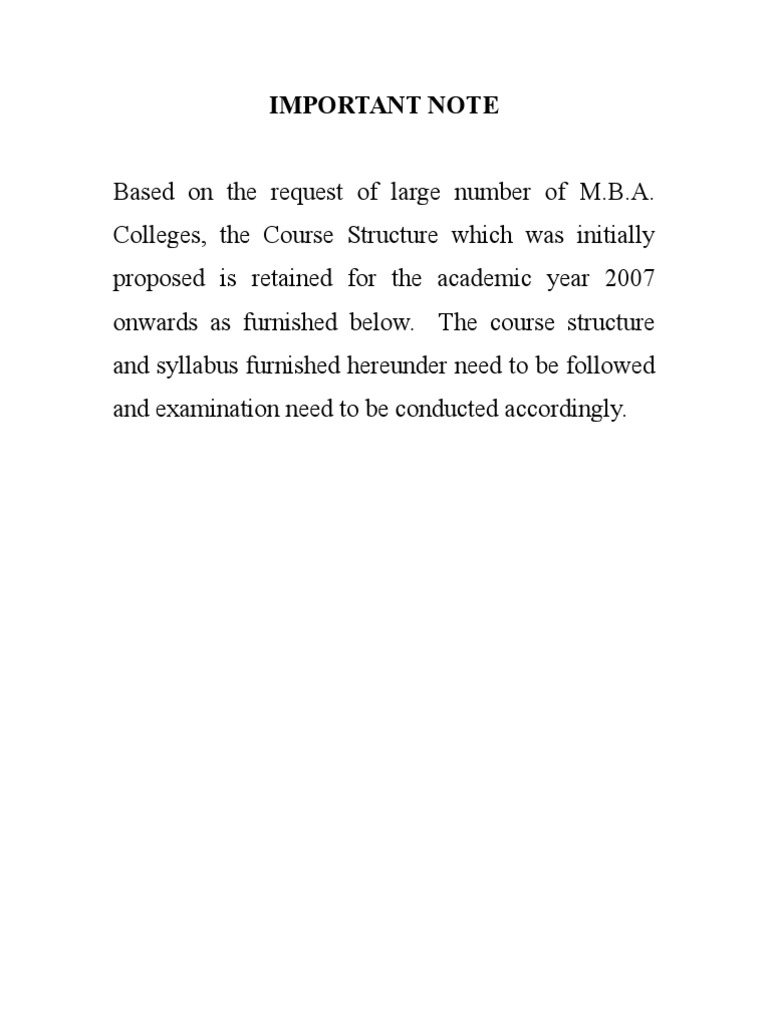 Mba Note | PDF | Business