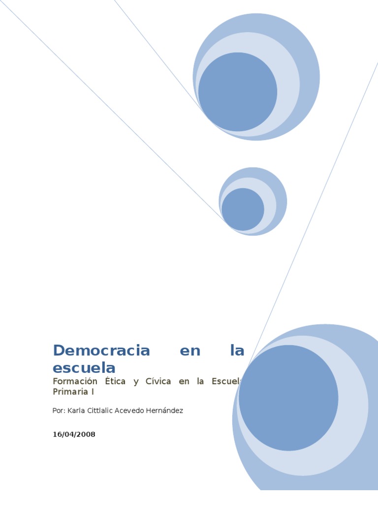 Democracia en La Escuela | PDF | Democracia | Ideologías políticas