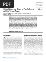 Willits Protocol for Achilles Rehab | PDF | Physical Therapy ...