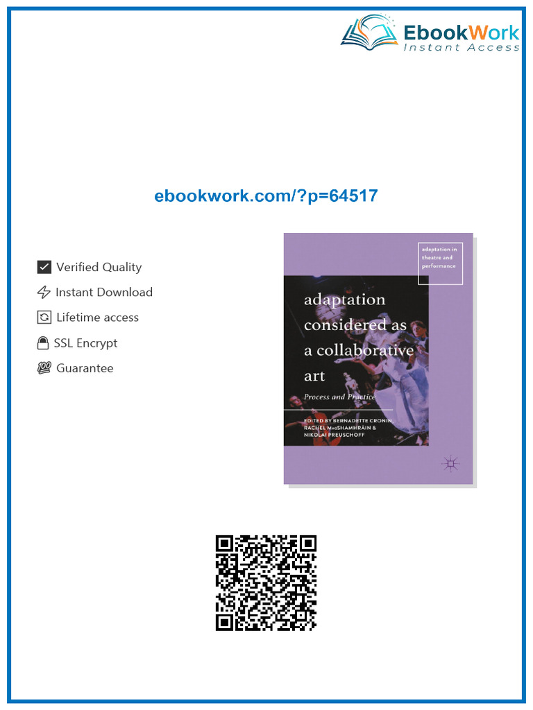 Adaptation Considered as a Collaborative Art: Process and Practice 1st ...