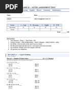 MidYIS Year 8 Practice Test | PDF | Mathematics