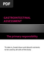 Gastrointestinal Physical Exam Checklist 1 | PDF