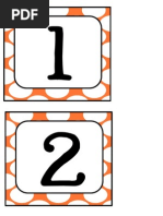 Circle Polka Dot Numbers 1-100 | PDF