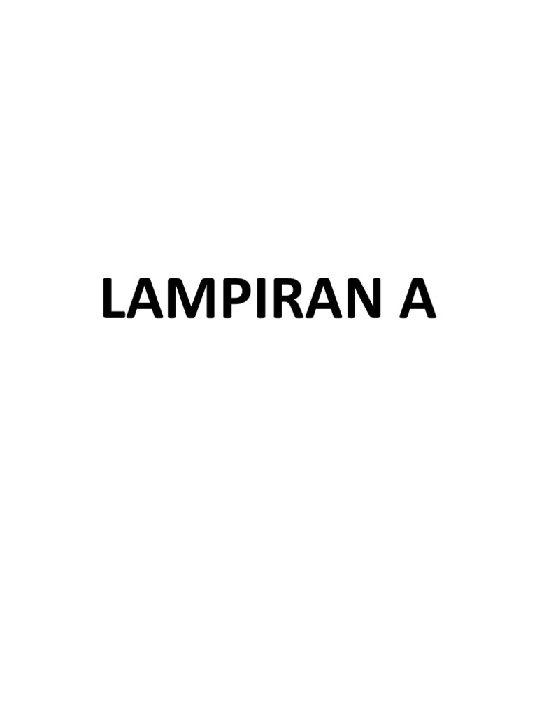 Lampiran Mara | PDF