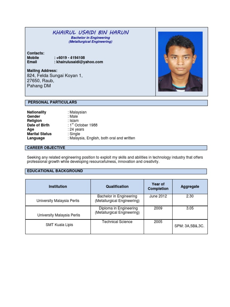 Contoh Resume | PDF | Welding | Construction