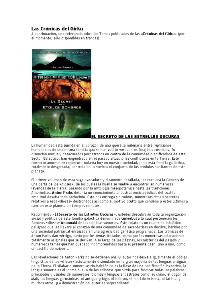 Las Crónicas Del Girku | PDF | Sumeria | Raza (categorización humana)