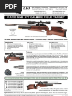 177 Caliber Airgun Ballistic Coefficients | PDF | Flight | Ballistics