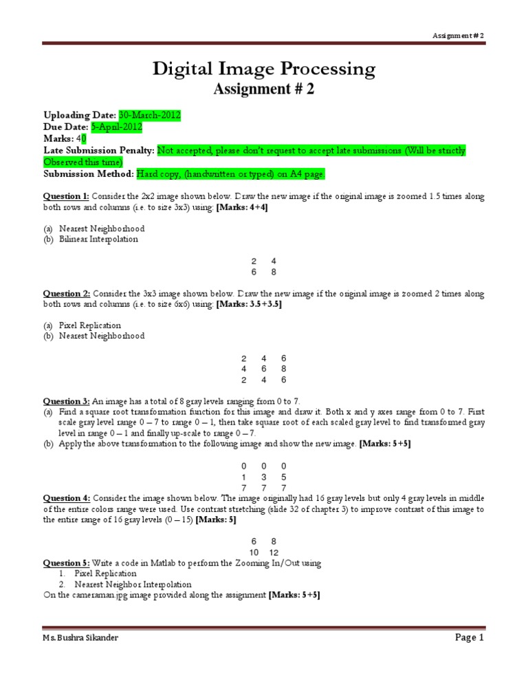 Assignment 2 | PDF