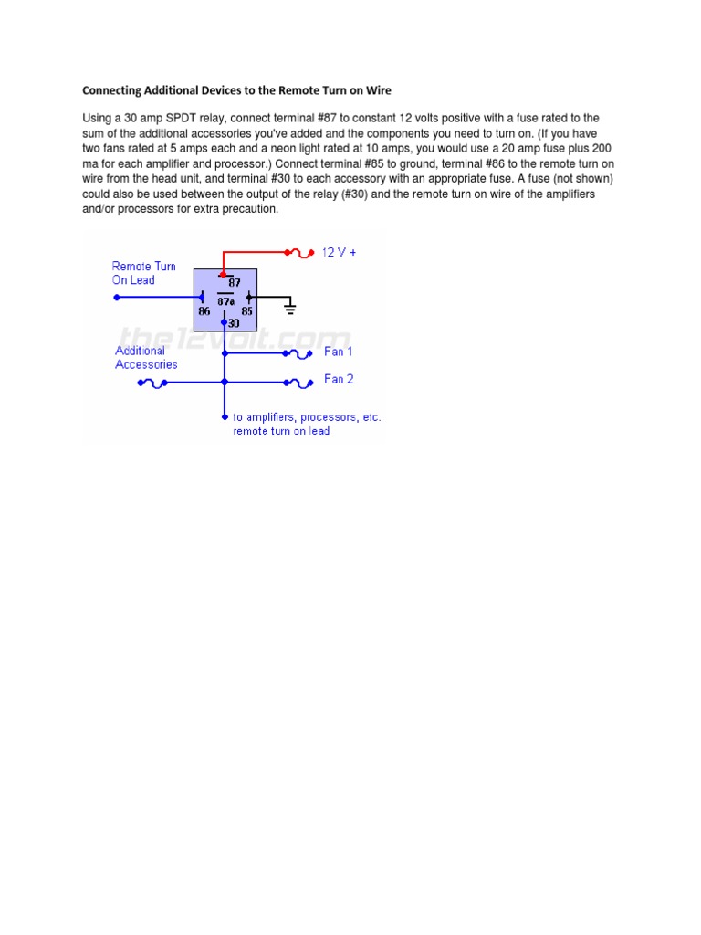 Relay Diagrams | PDF | Relay | Amplifier