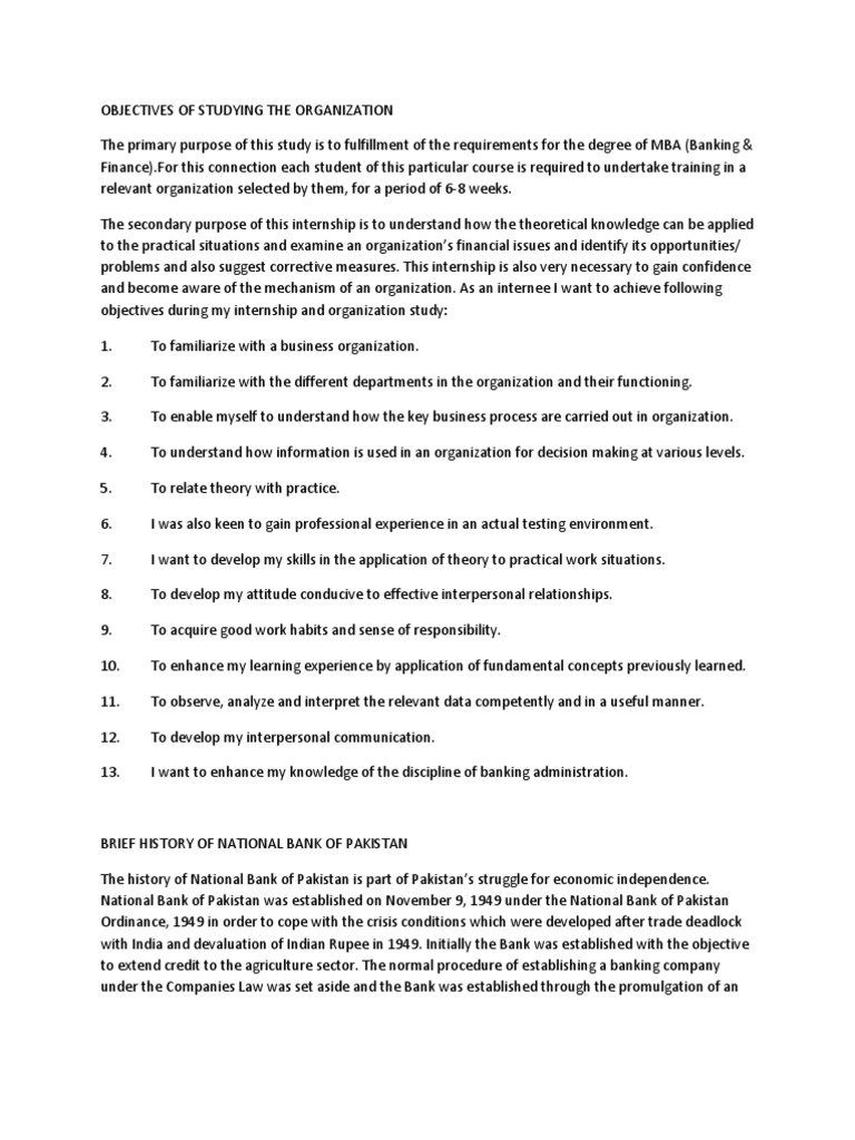 Objectives of Organizational Study | PDF | Money | Business