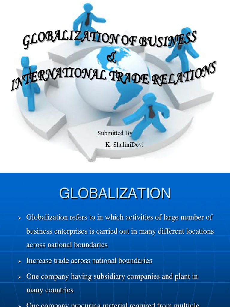 Final Project Report | PDF | International Business | Globalization