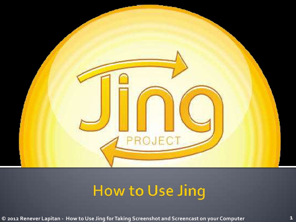 How To Use Jing | Download Free PDF | Multimedia | Graphics