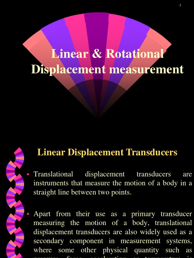Linear and Rotational Displacement Measurement | PDF | Transformer ...