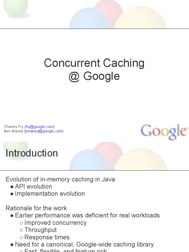 Java In-Memory Caching Evolution | PDF | Cache (Computing) | Thread (Computing)