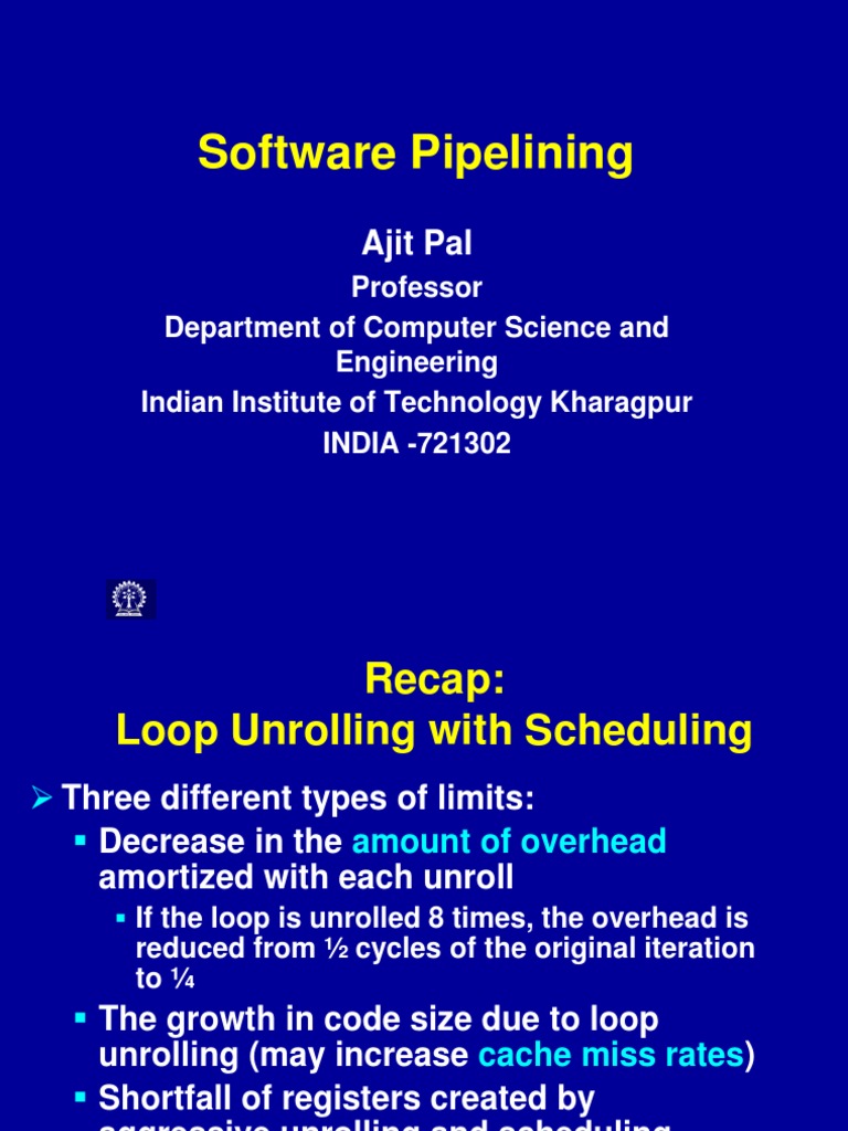 Understanding Software Pipelining | PDF | Central Processing Unit | Instruction Set
