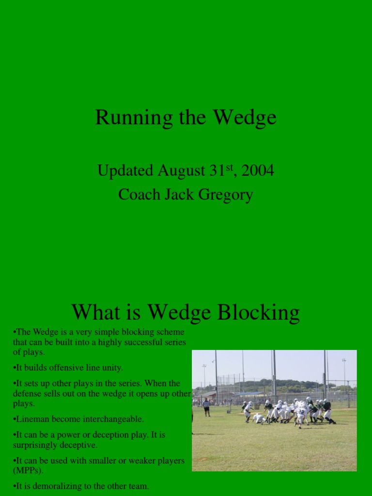 Wedge Blocking for Coaches | PDF | Ball Games | Sports