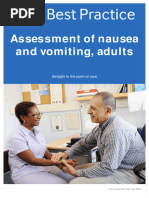Vomiting History Taking Checklist | PDF | Vomiting | Medical Specialties