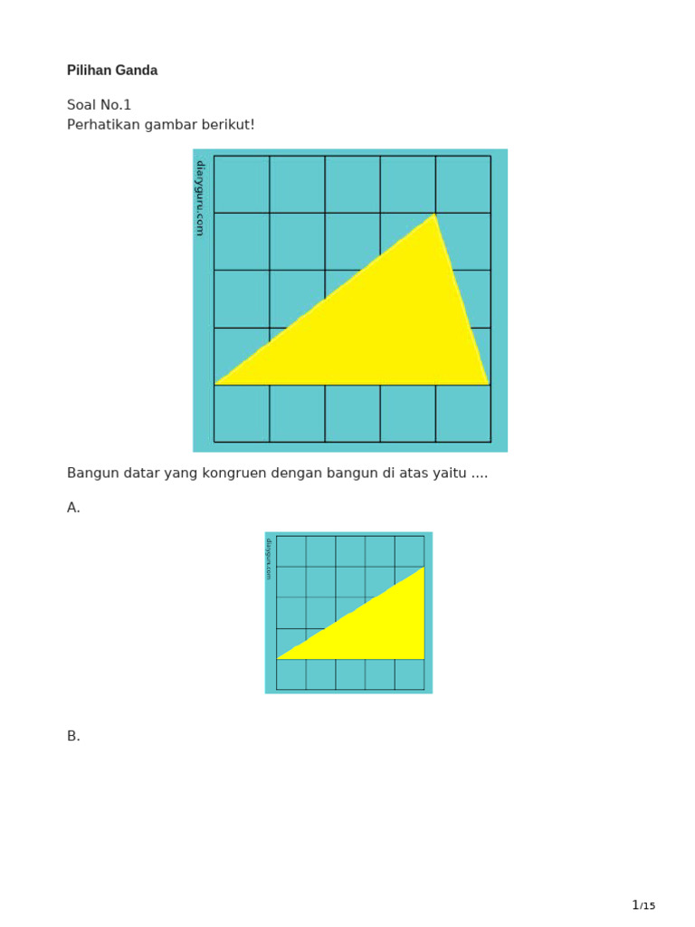 Latihan Soal Sas Kelas 5 Math | PDF