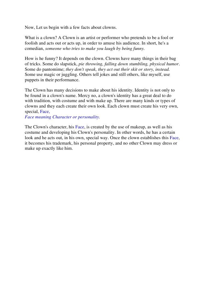 Face,: Face Meaning Character or Personality | PDF