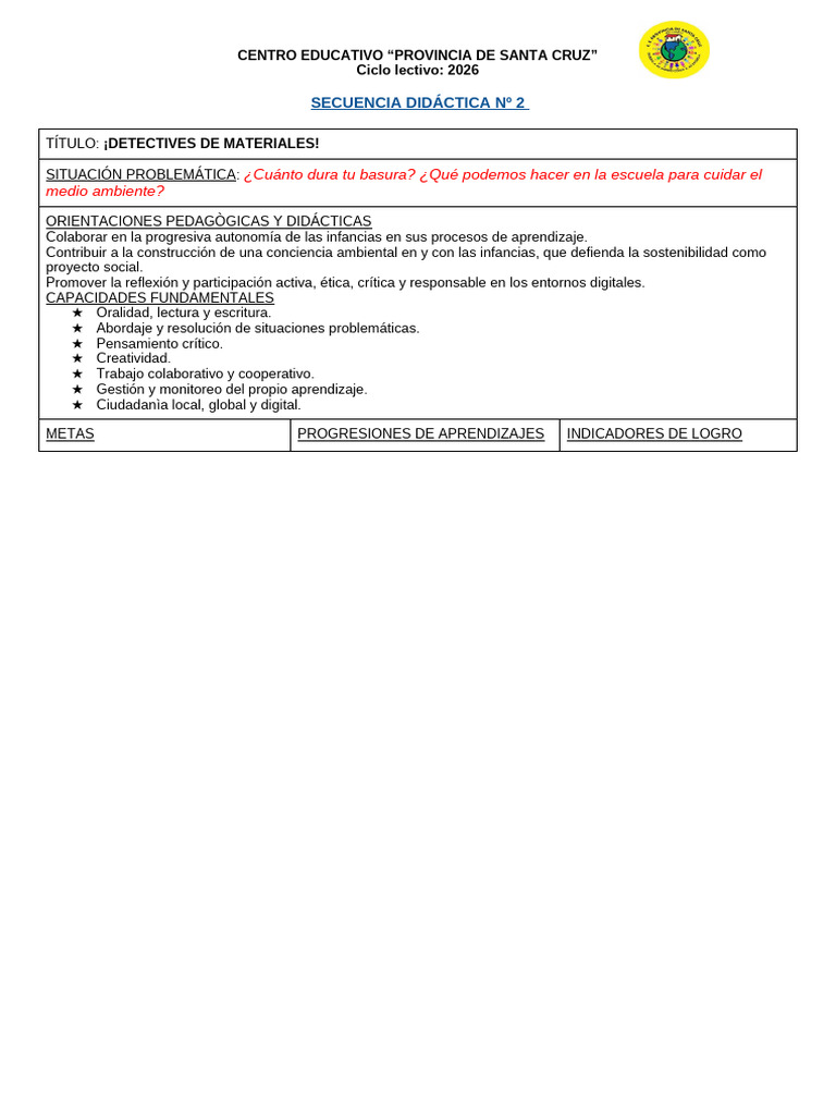 Secuencia 2 cuarto grado 2026 | PDF | División (Matemáticas) | Residuos