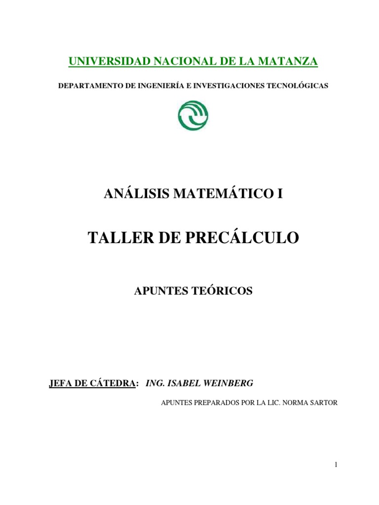 Precalculo de Analisis Matematico | PDF | Factorización | Fracción (Matemáticas)
