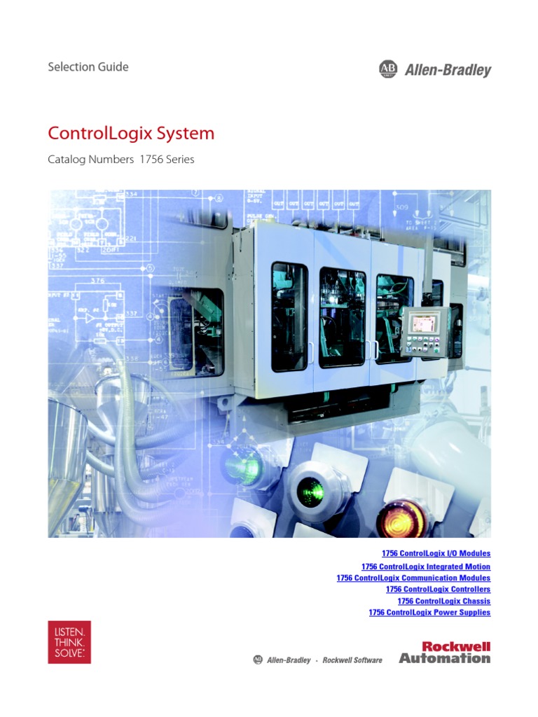 Controllogix System: Selection Guide | PDF | Internet Protocol Suite | Computer Network