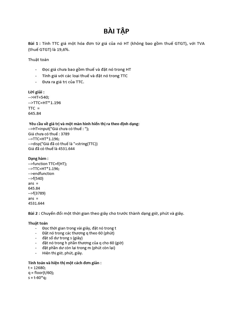 Exercises | PDF