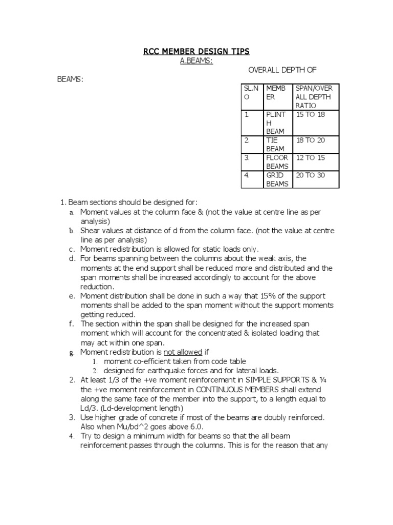 Structural Tips Pdf Truss Beam Structure