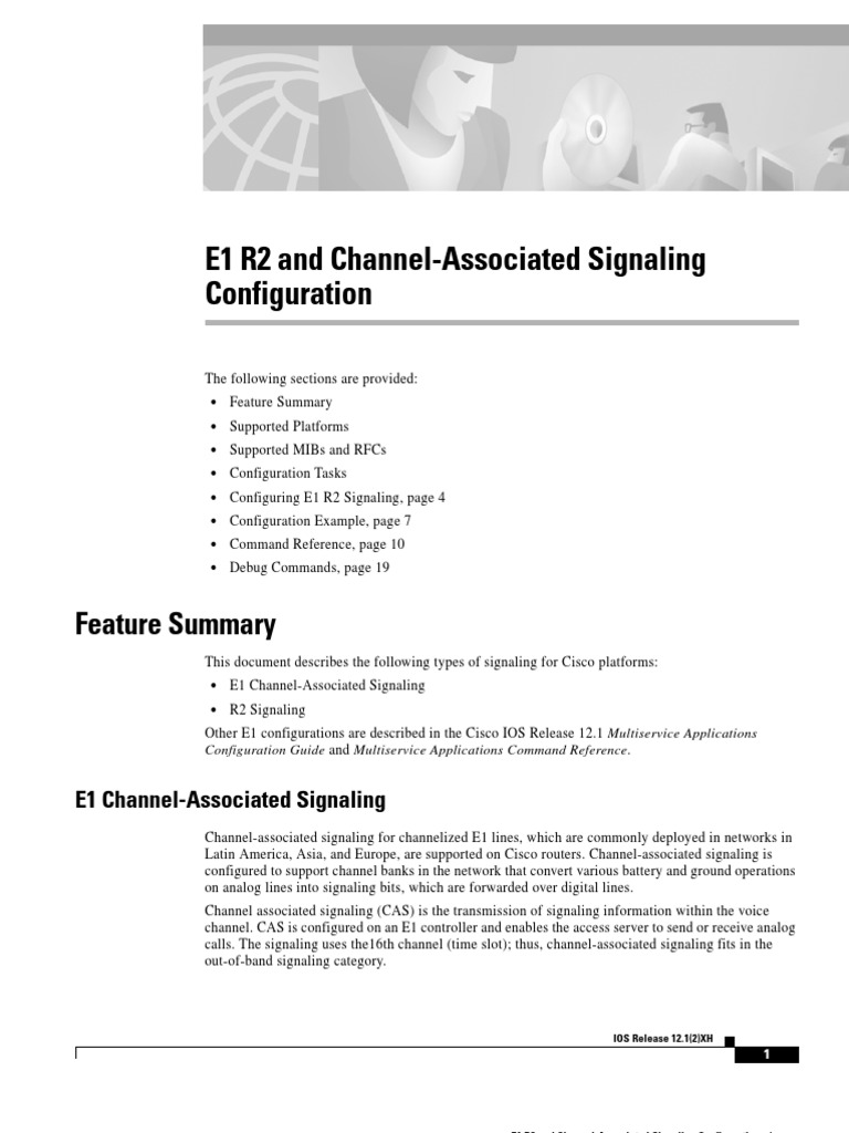 E1 R2 and Channel-Associated Signaling | PDF | Signaling ...