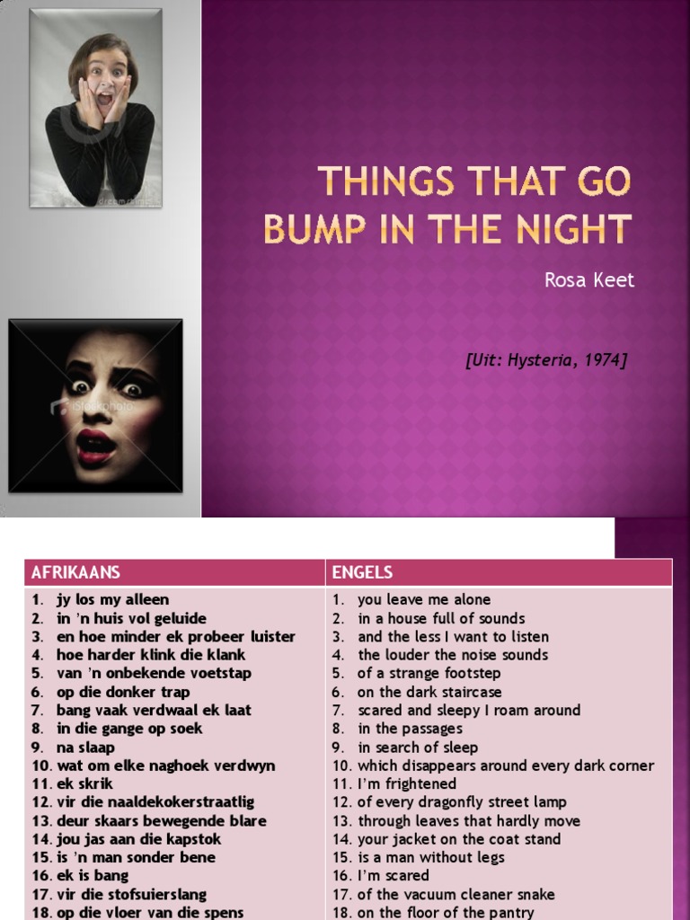 Things That Go Bump in The Night | PDF